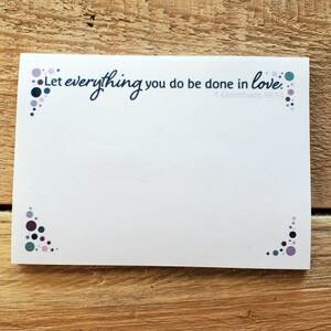 Sticky Notes Inspirational Religious 5-pack, 4x3 Rejoice, Love, Trust ...