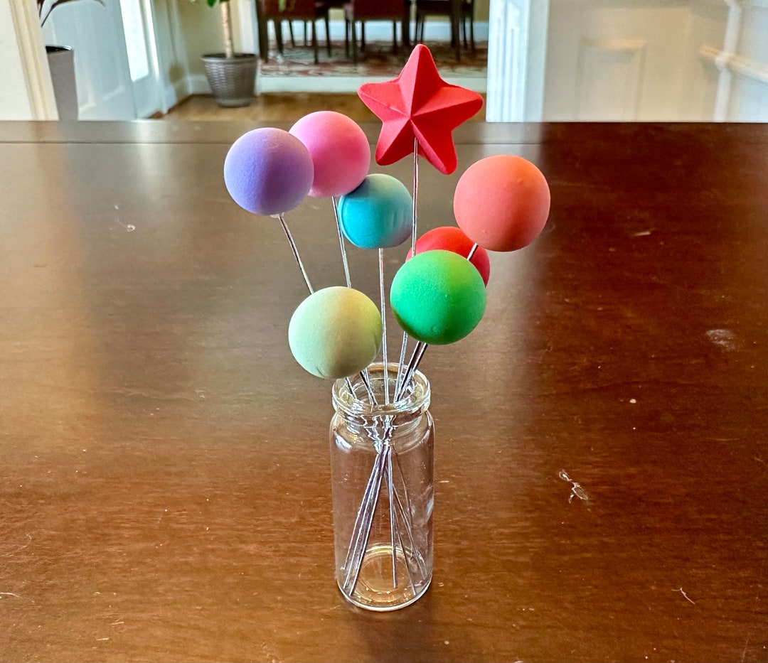 8 Miniature Balloons Supplies for Miniature Fairy Garden - Etsy