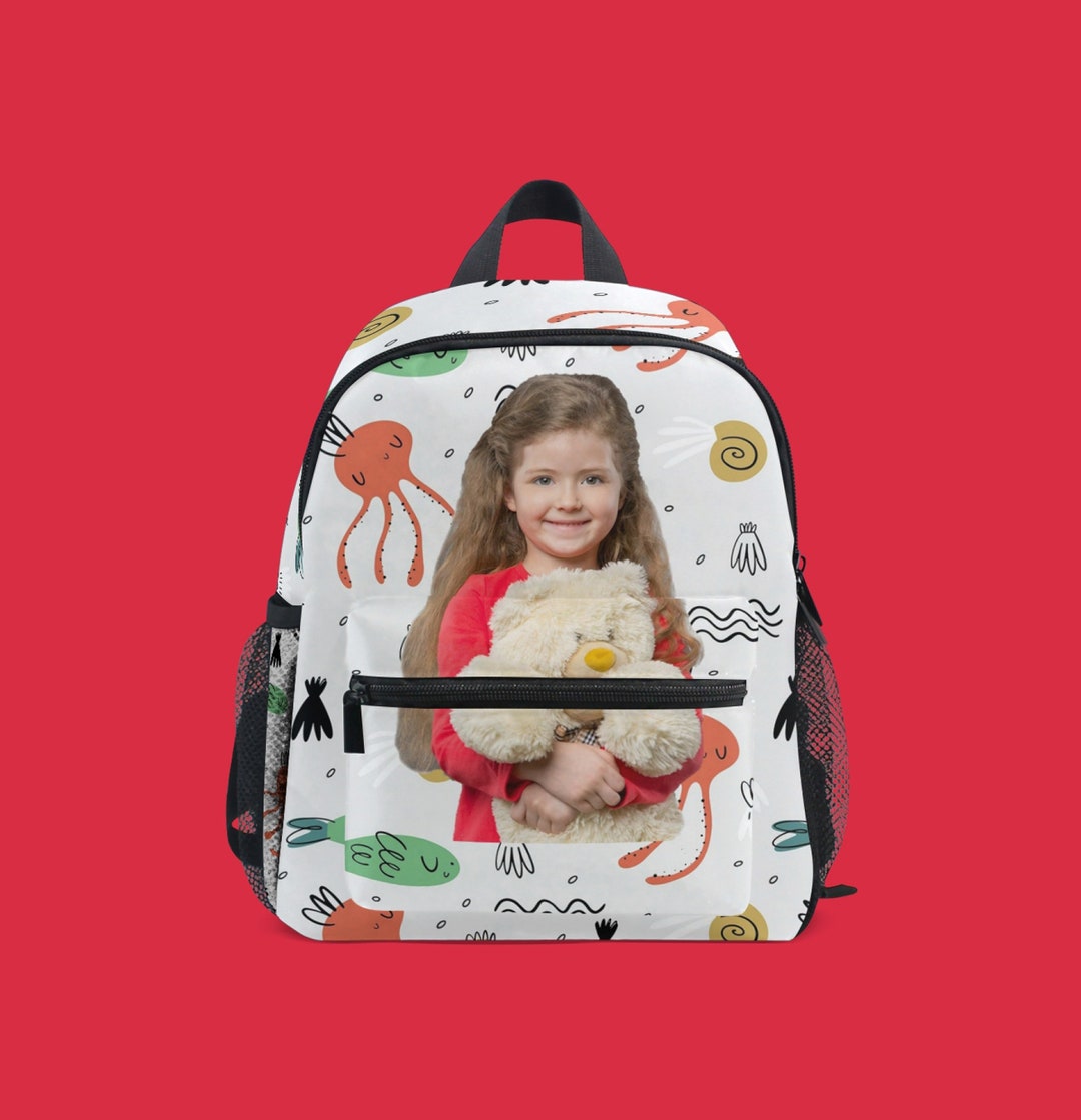 Custom Backpack Photo Print, Put the Face on Personalized Bag, Your ...