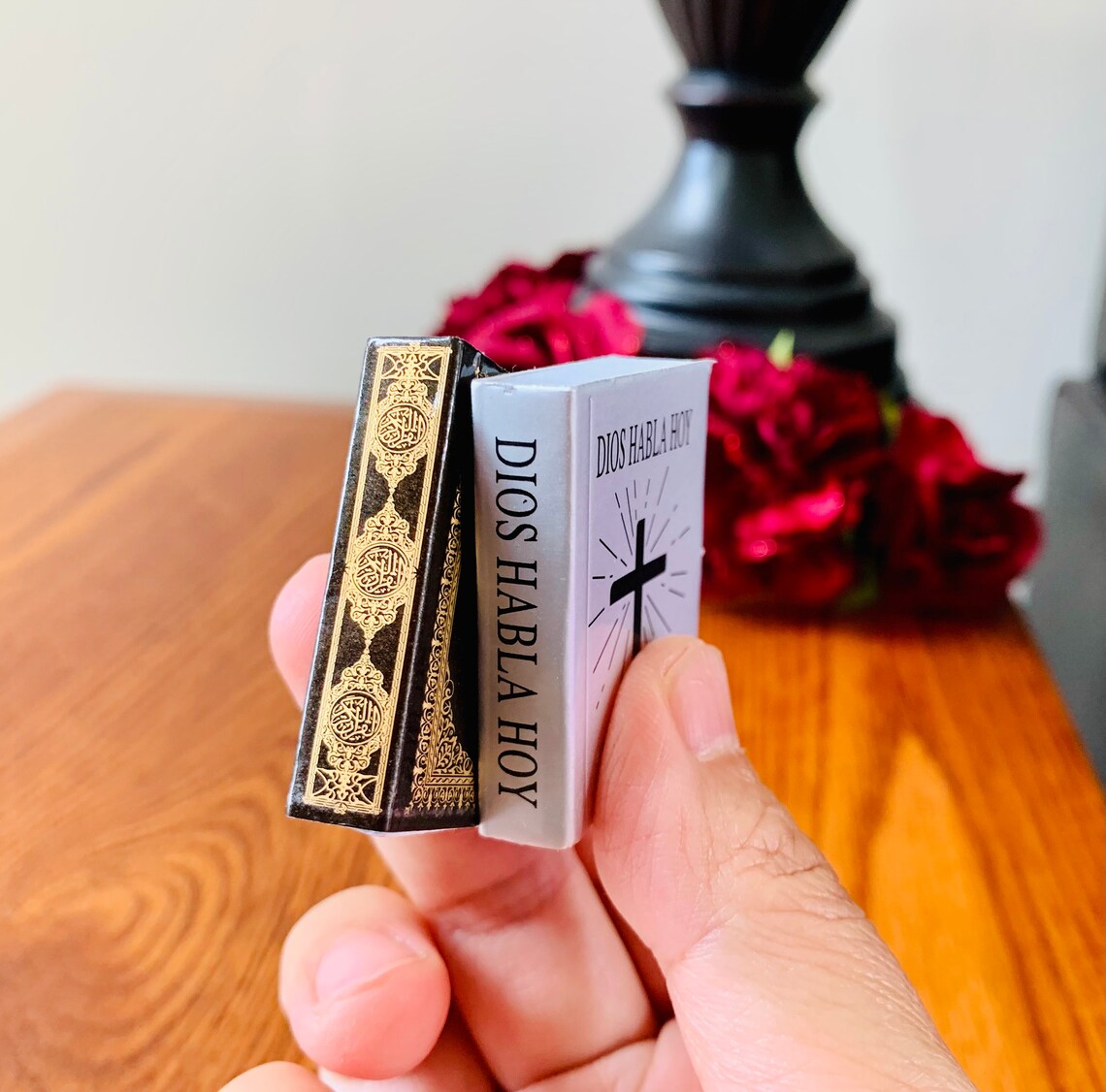 1:6 Scale Dollhouse Miniature Holy Bible Mini Bible Religious | Etsy