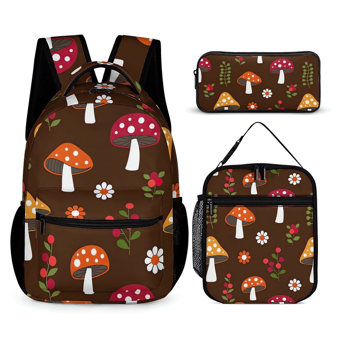 3 Pieces of Set Backpack, Lunchbag, Pencilbag, Back to School - Etsy