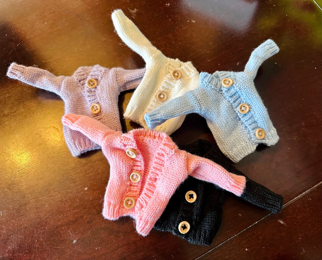 1:6 Scale, Miniature Doll Clothing, Sweater, Cardigan, Fashion - Etsy
