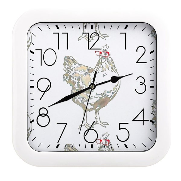 Chicken Chick Clock - Etsy