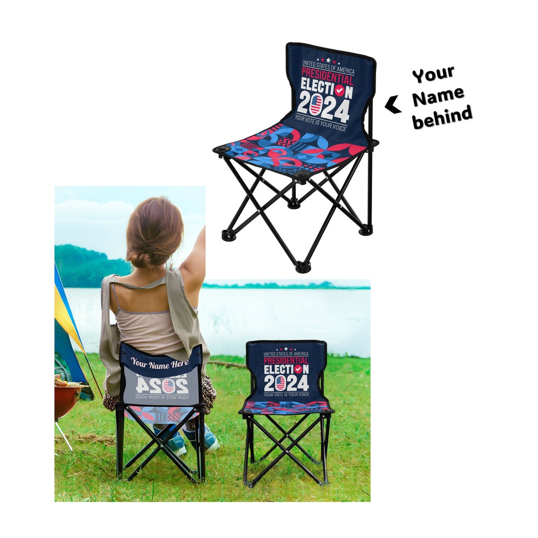 Personalized Photos Beach Chair, Camping Chair Custom Printed Folding ...