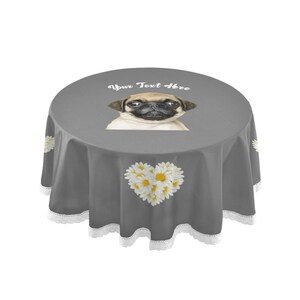 Custom Round Tablecloths, Circle Table Covers, Photo Tablecloths ...
