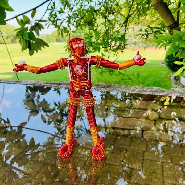 Wire Man Sculpture - Etsy