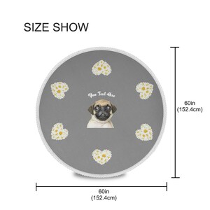 Custom Round Tablecloths, Circle Table Covers, Photo Tablecloths ...