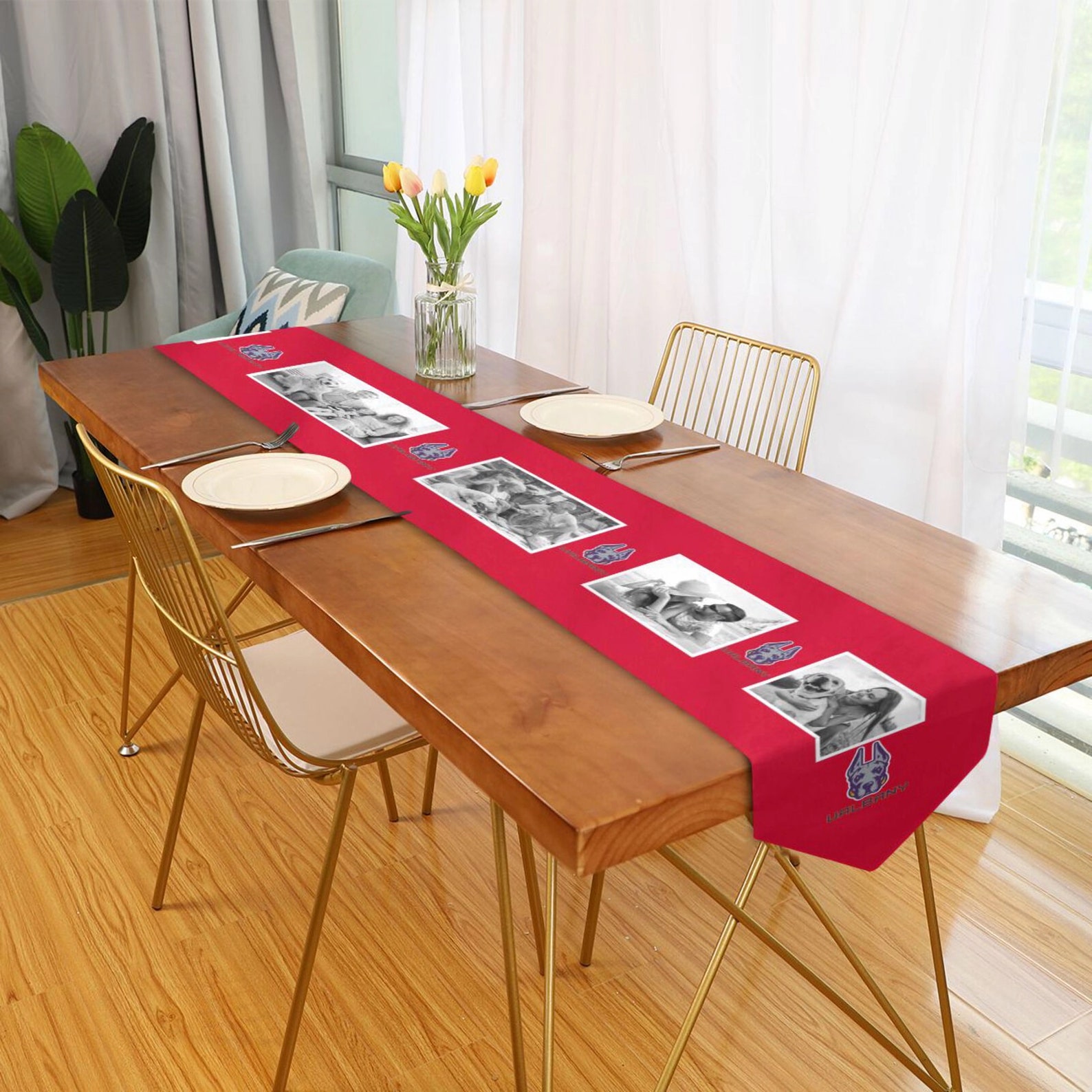 Personalized Table Runner Custom Table Runner Patterns Black - Etsy