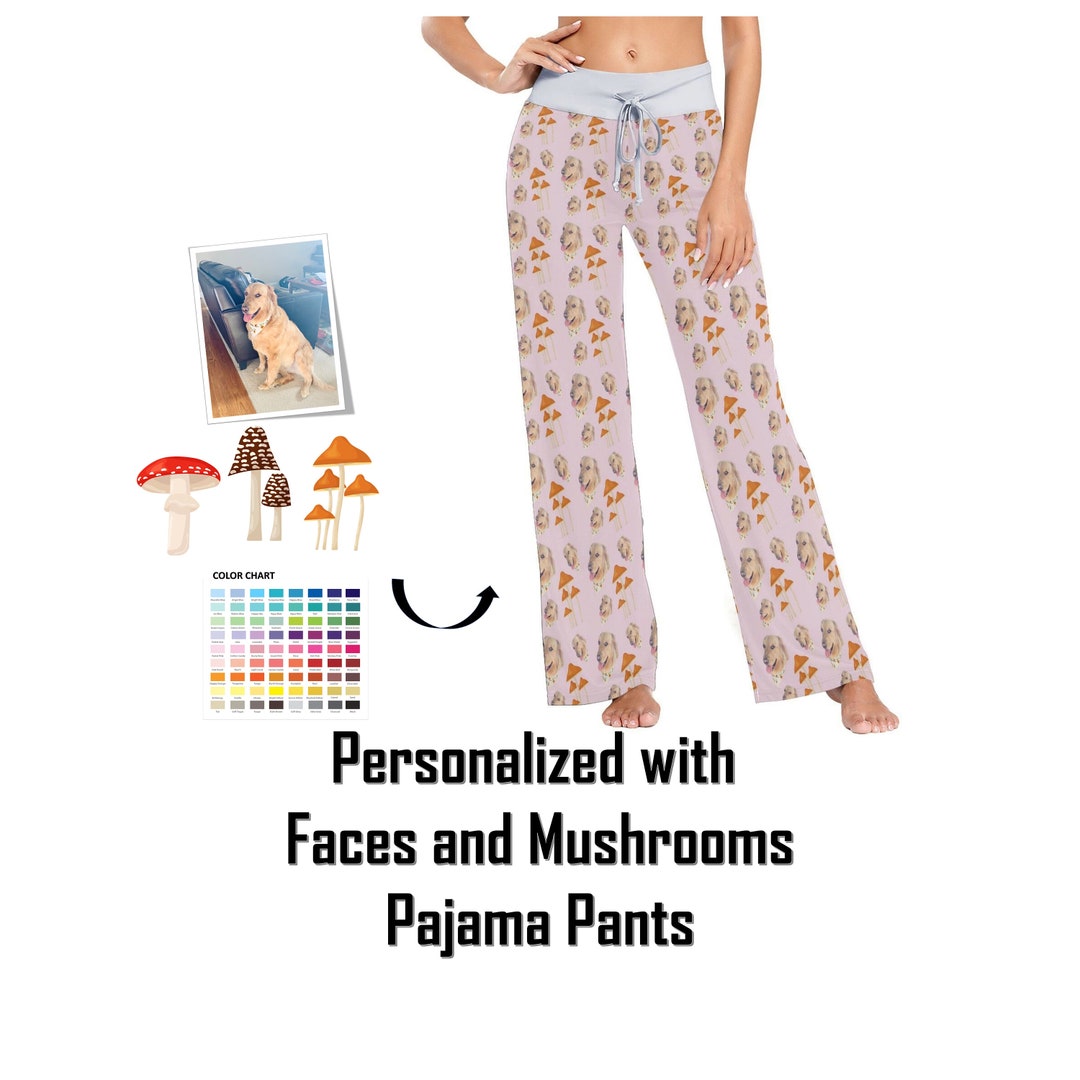 Custom Photo Pajama Pants Personalized Face Photo Pajamas Funny Pjs ...