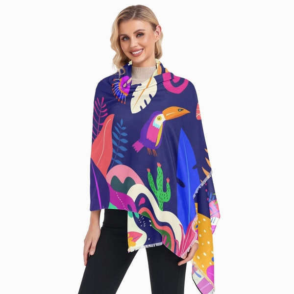 Tropical Shawl - Etsy