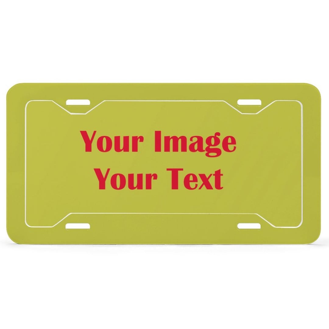 Personalized License Plate, Customized License Plate - Etsy
