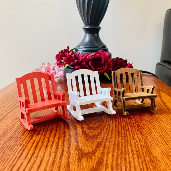 Wooden Rocking Chair - Etsy