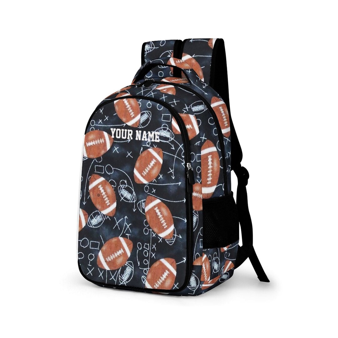 Refrigerator Pocket Backpack American Football Customize Your Name on ...