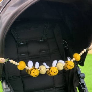 Pram Garland Bumblebeebees Stroller Chain Clip on Toy - Etsy