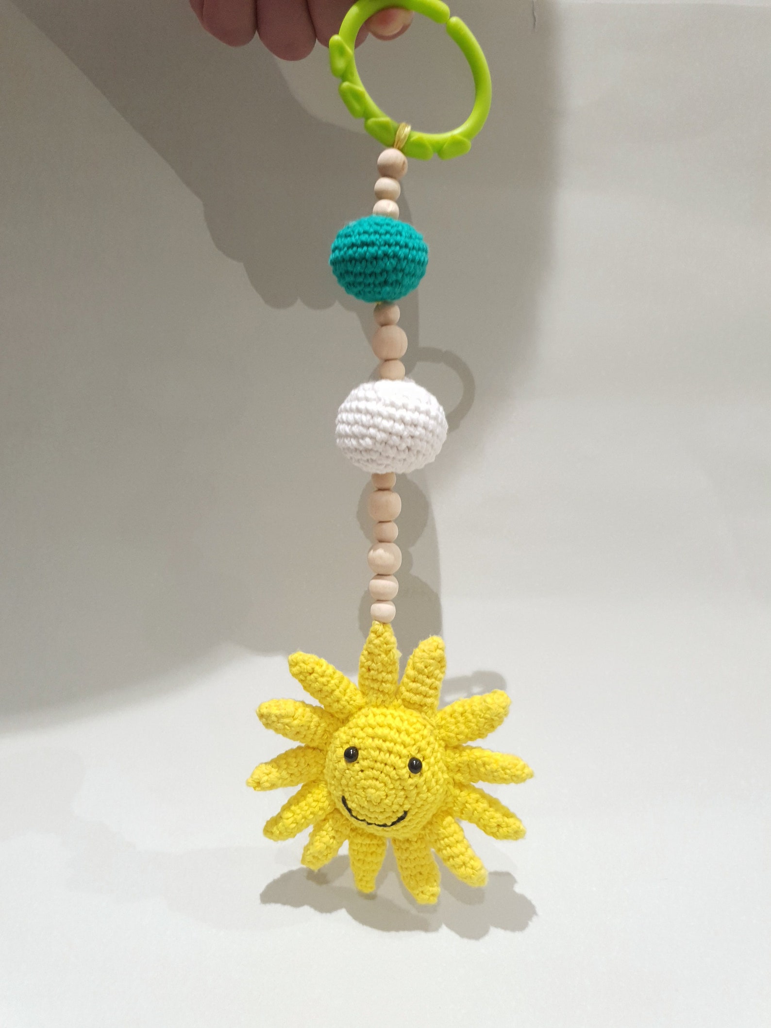 Crochet Baby mobile Pram Mobile plush smiley Sun stroller | Etsy