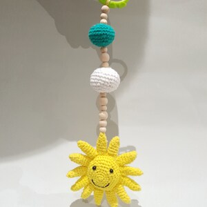 Crochet Baby Mobile Pram Mobile Plush Smiley Sun Stroller - Etsy Australia