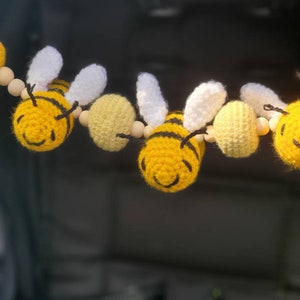 Pram Garland Bumblebeebees Stroller Chain Clip on Toy - Etsy