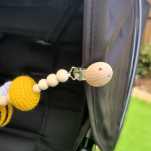 Pram Garland Bumblebeebees Stroller Chain Clip on Toy - Etsy