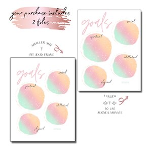 Printable Goal Sheet | LDS Goals for Youth and Children | 2021 Come ...