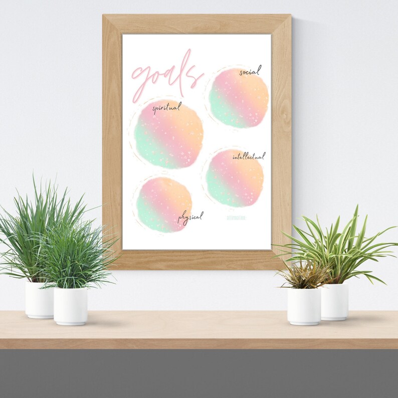 Printable Goal Sheet | LDS Goals for Youth and Children | 2021 Come ...