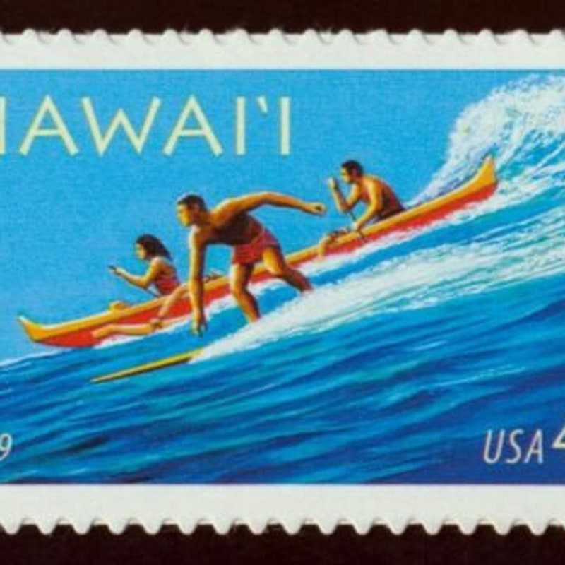 Hawaii Stamp - Etsy