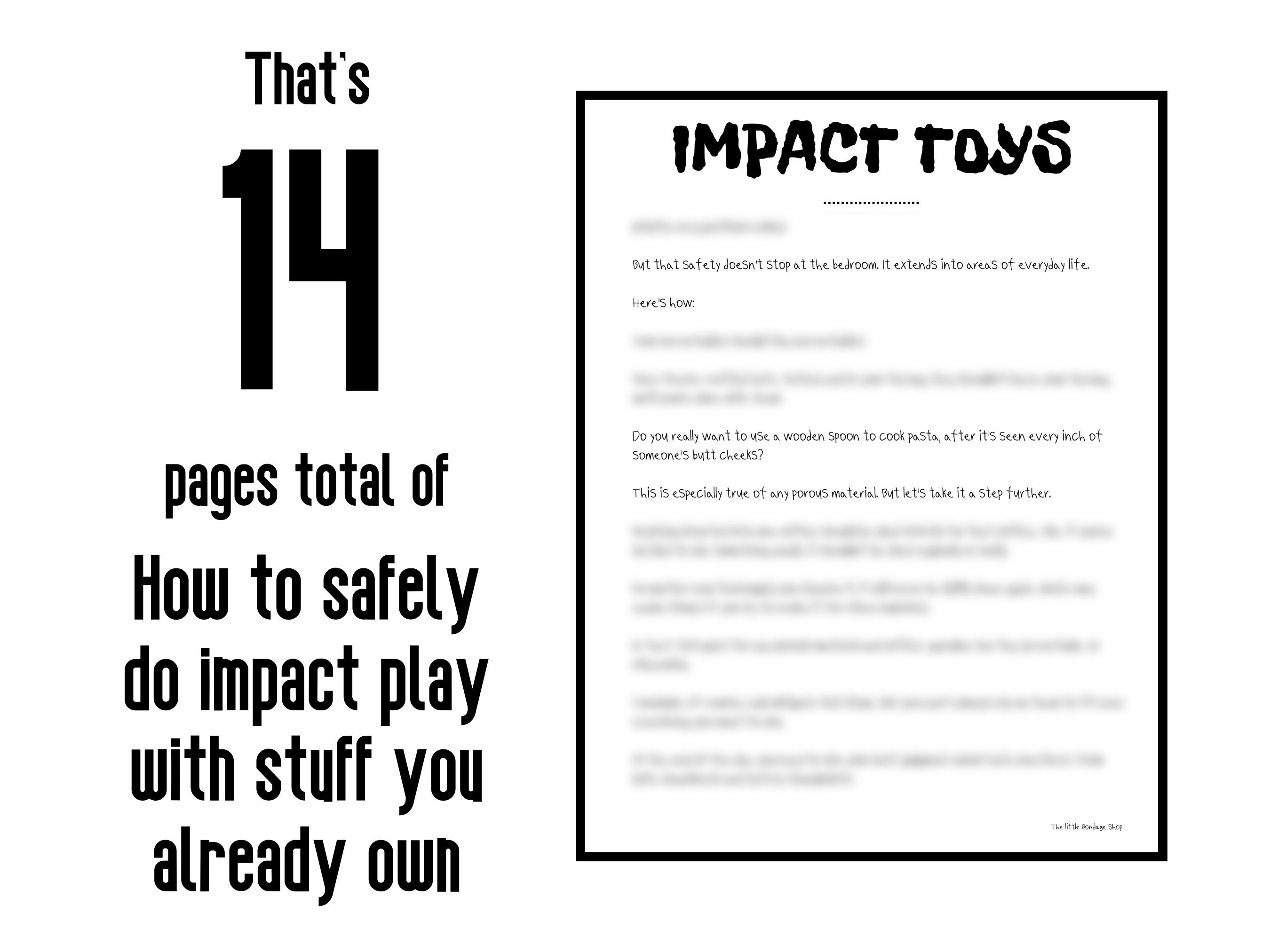 Impact Play Pervertables Checklist & Guide for Spanking, DIY BDSM Toys ...