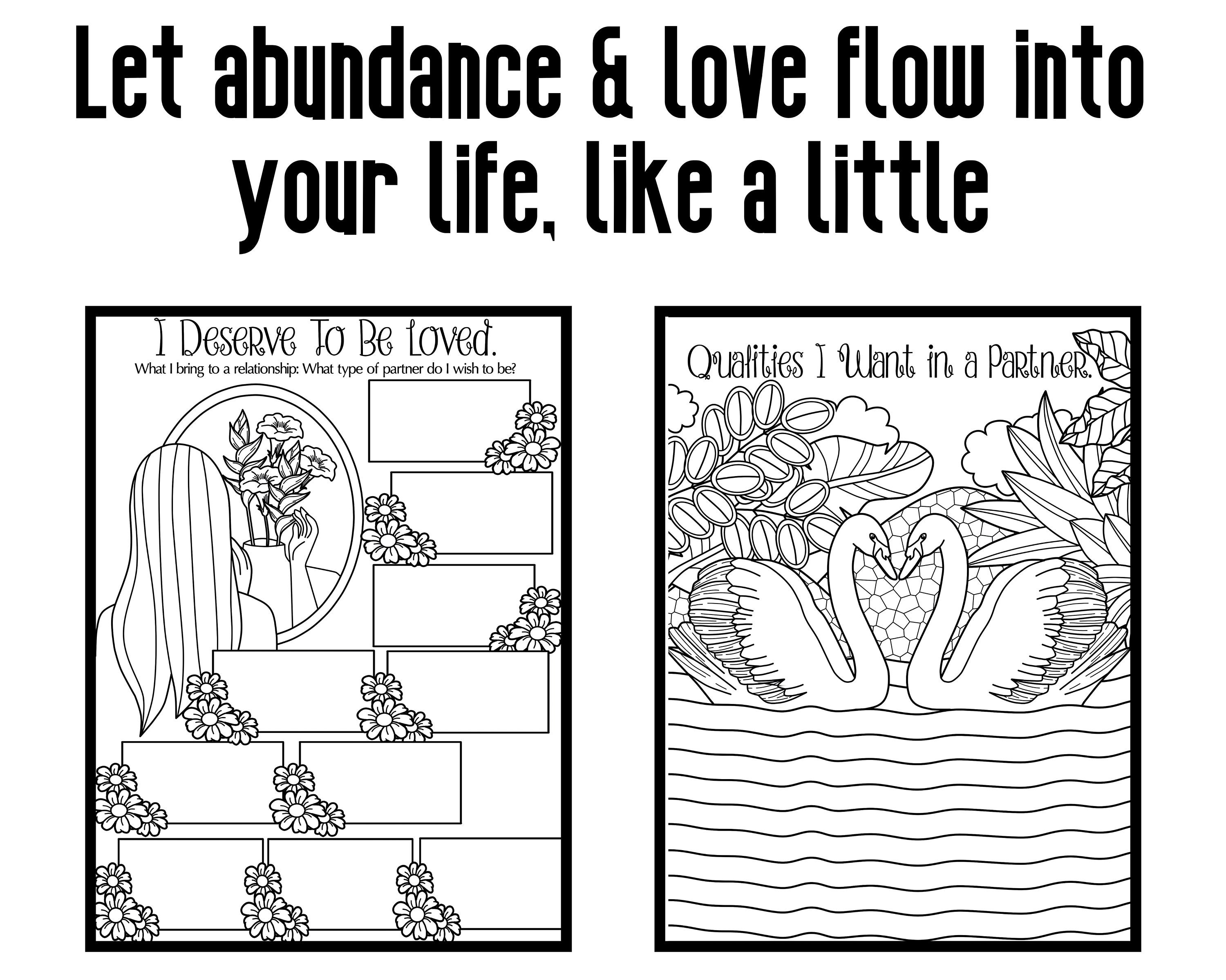 Vision Board Coloring Printable for Littlespace Dream Life - Etsy UK