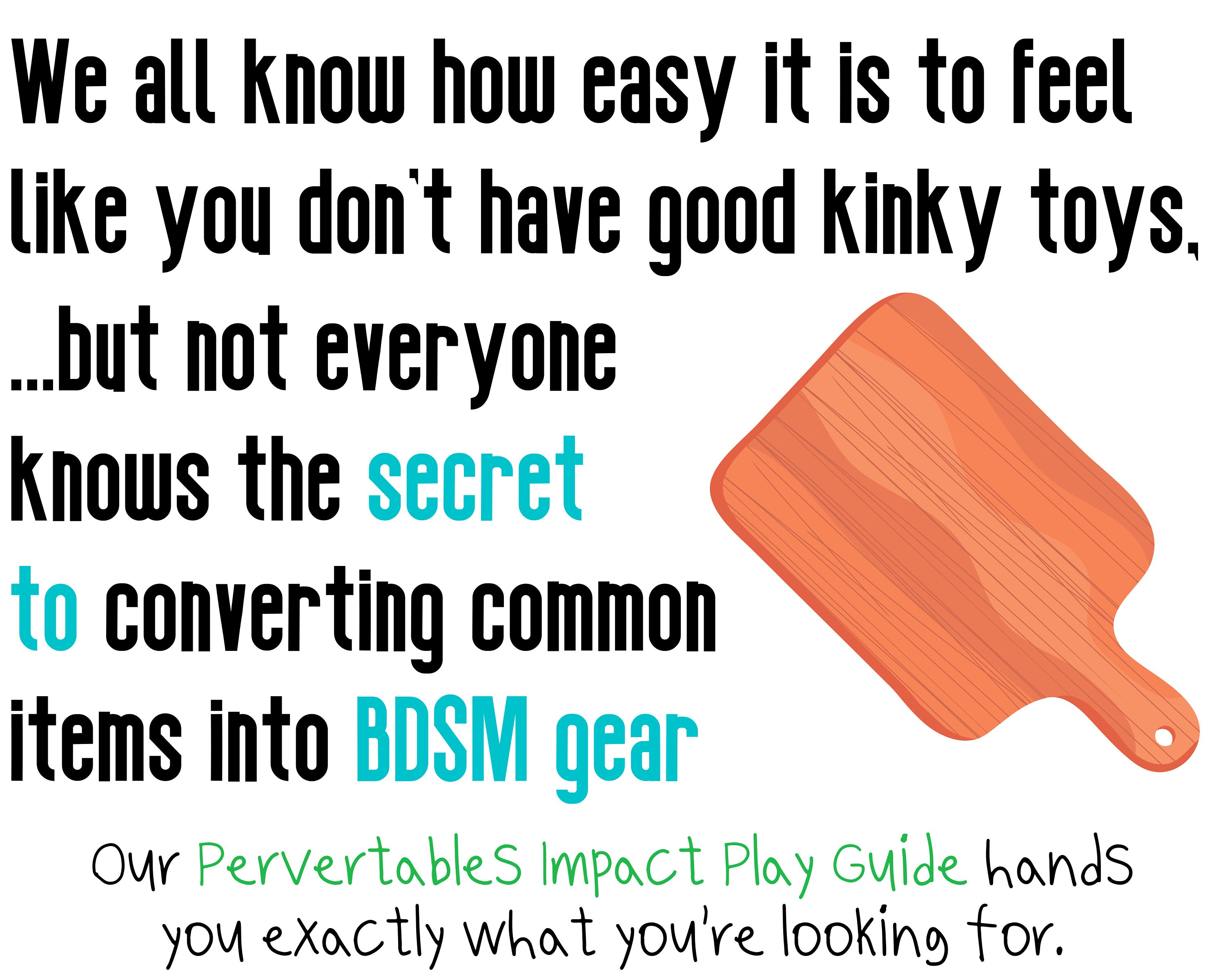 Impact Play Pervertables Checklist & Guide for Spanking, DIY BDSM Toys ...