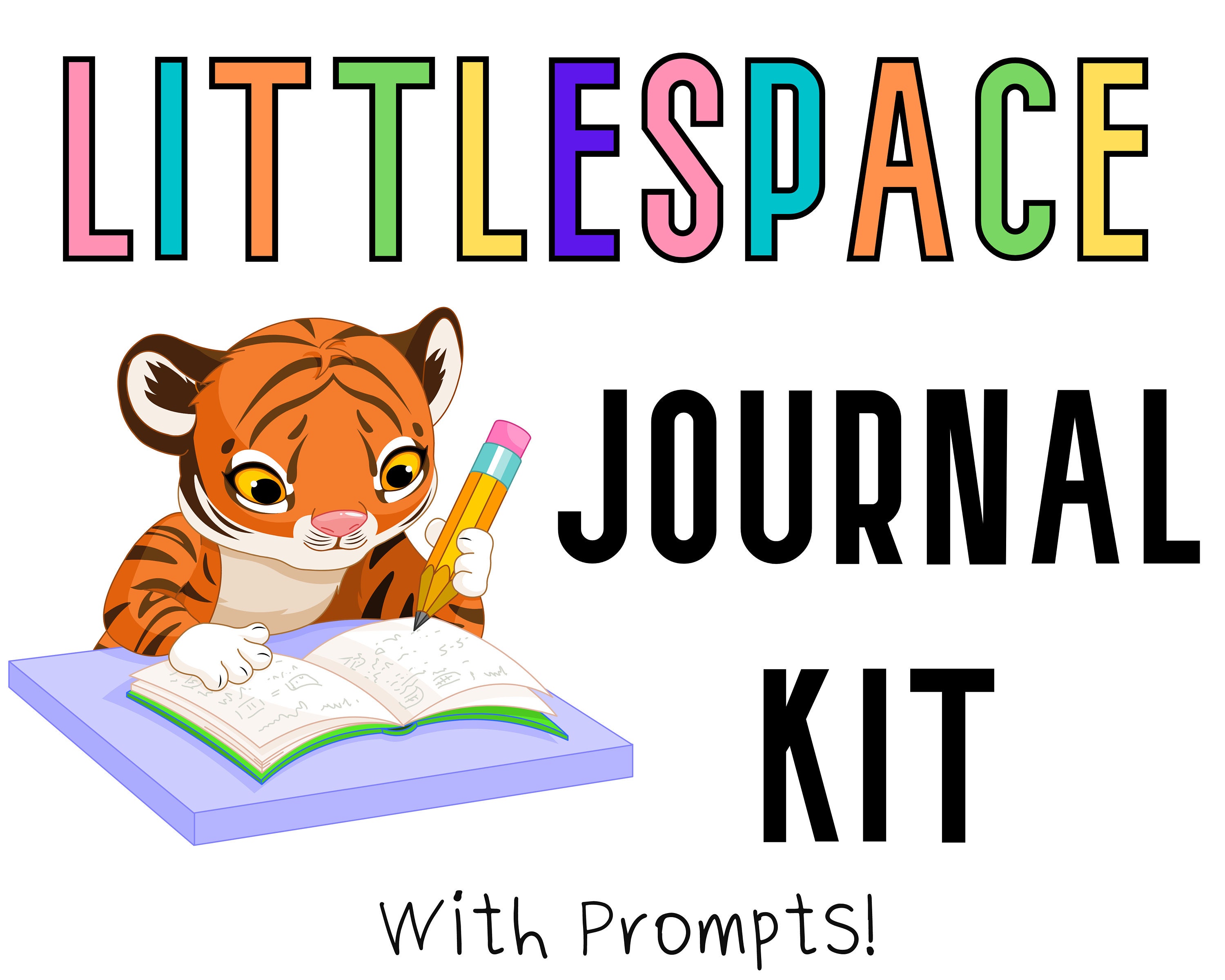Littlespace Journal Kit for Ddlg, Ddlb, Mdlb, Mdlb & Cgl, BDSM Little ...