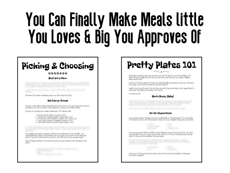 Littlespace Food Idea Guide: How to Make Meals Cute for Ddlg, Ddlb ...