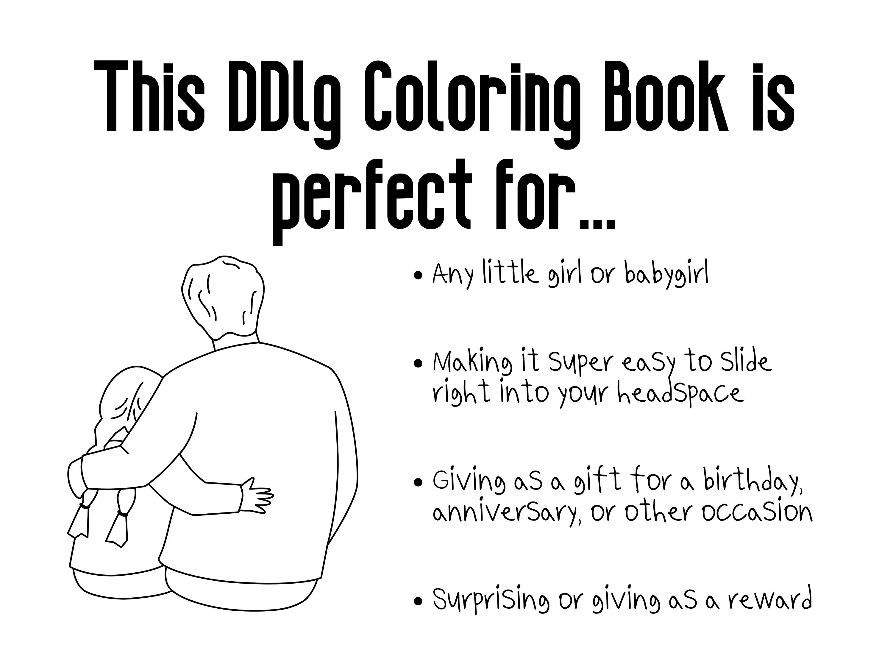 Ddlg Quote Coloring Book of Things Daddy Dom Says, Cute BDSM Little ...