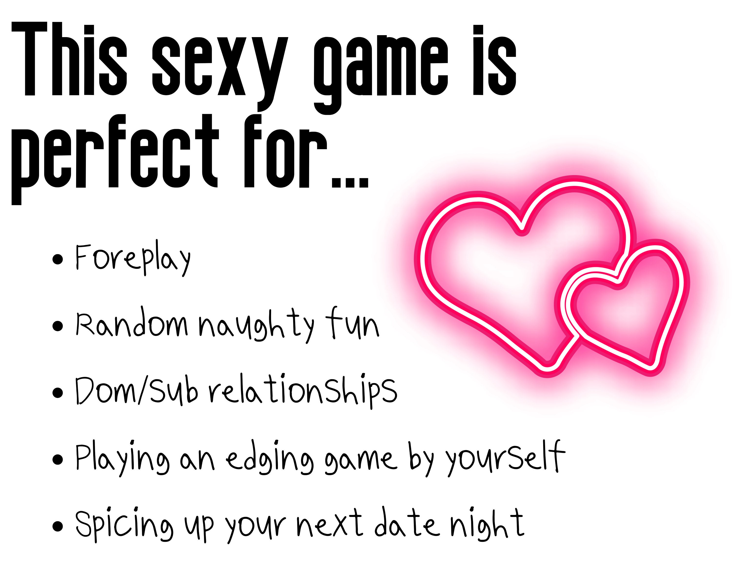 Dice Edging Game For Bdsm Couples Dom Sub Masturbation Tease And Denial Etsy