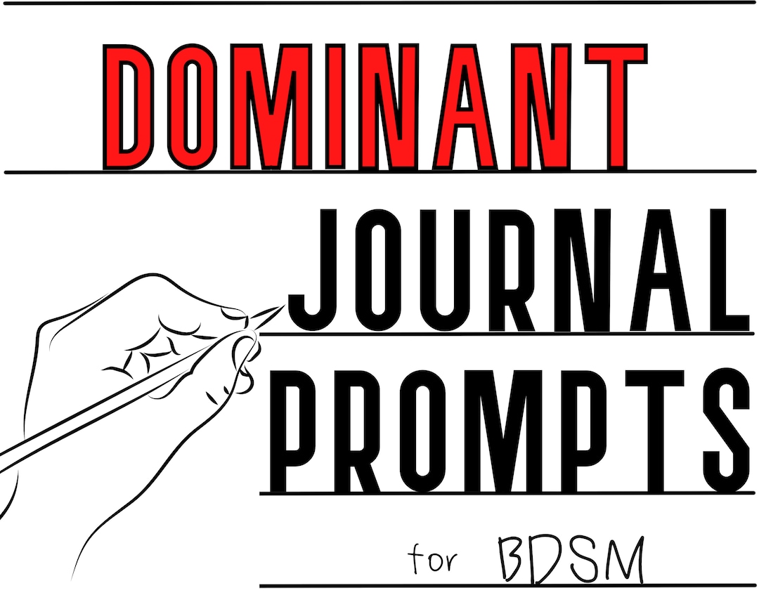 Dominant Writing Prompts for BDSM Journal Beginner Dom Sub - Etsy
