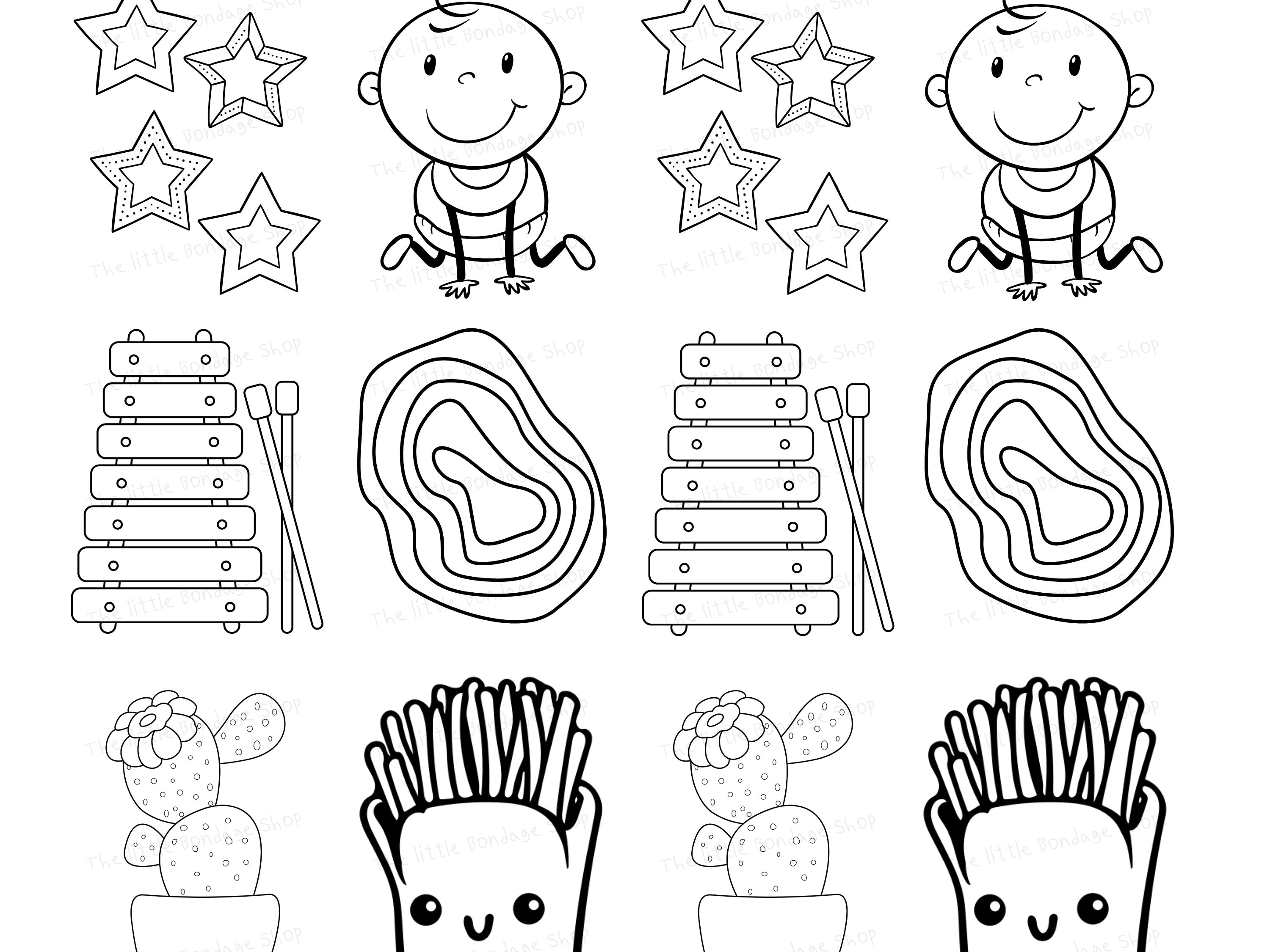 ABDL Coloring Book Pages for Adult Baby, Easy Ddlg Idea for Little ...