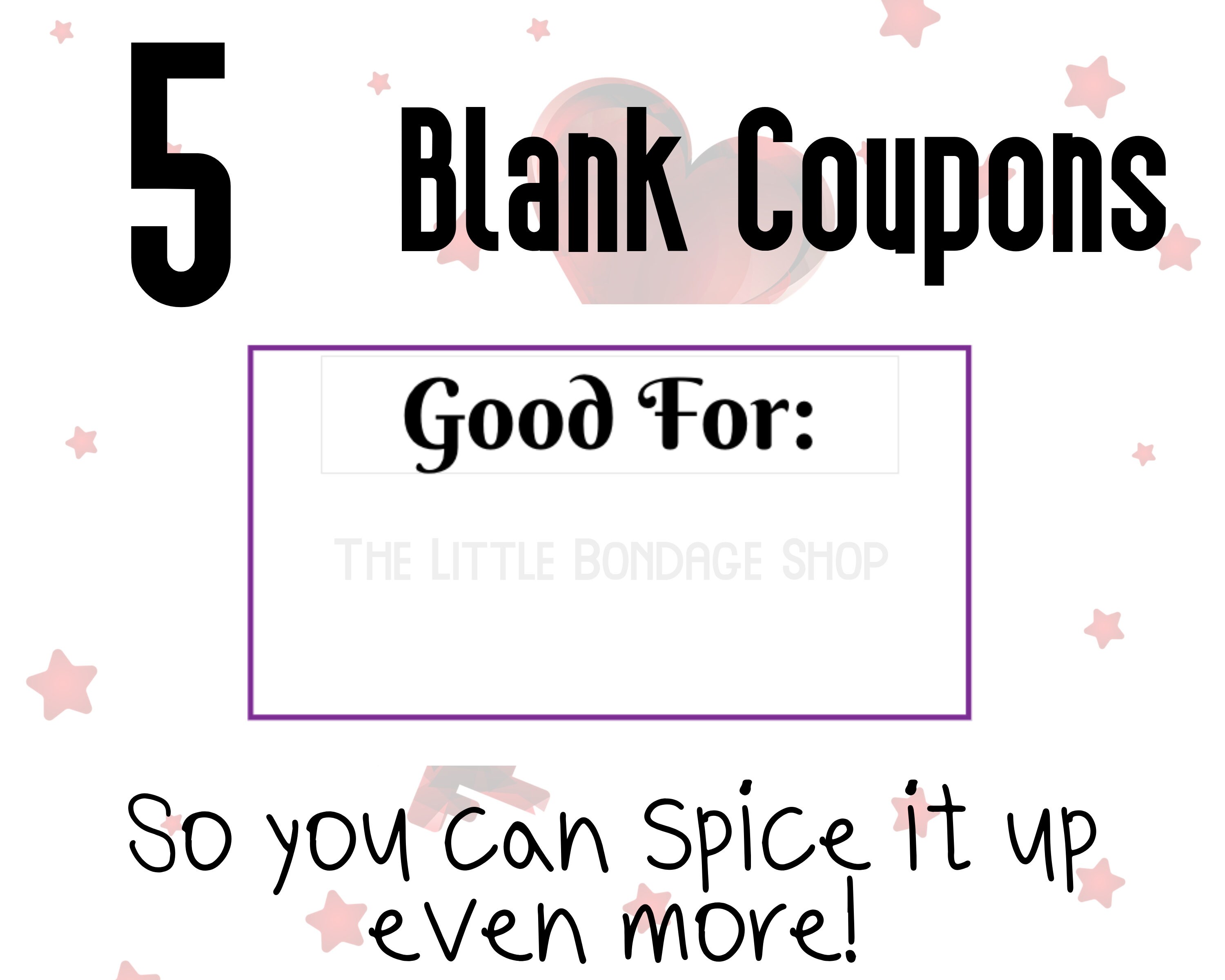 Printable Sex Coupons For Kink Sex Game For Couples Kinky T Idea