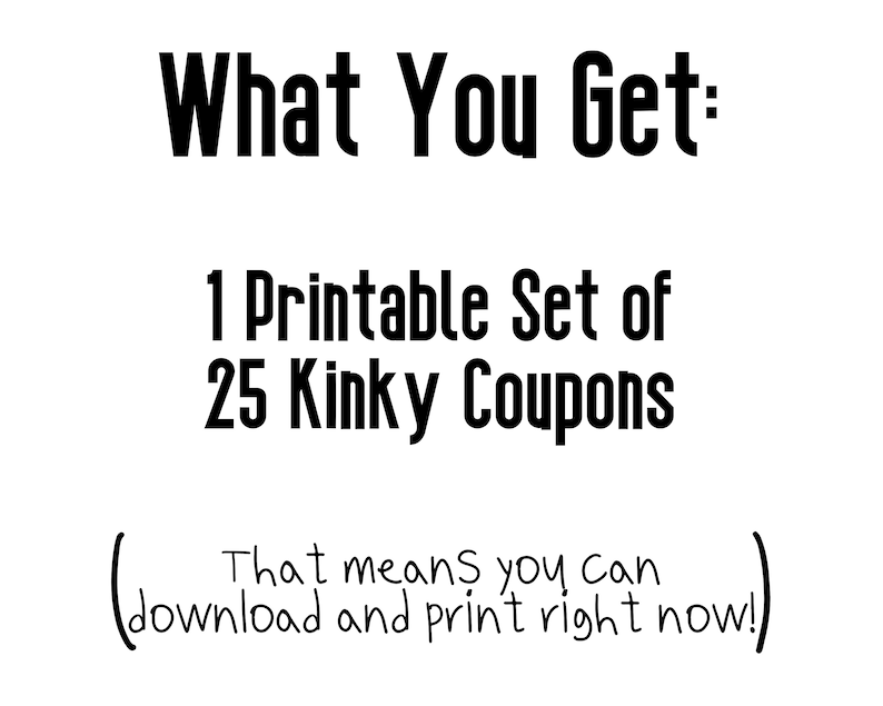 Printable Sex Coupons For Kink Sex Game For Couples Kinky T Idea