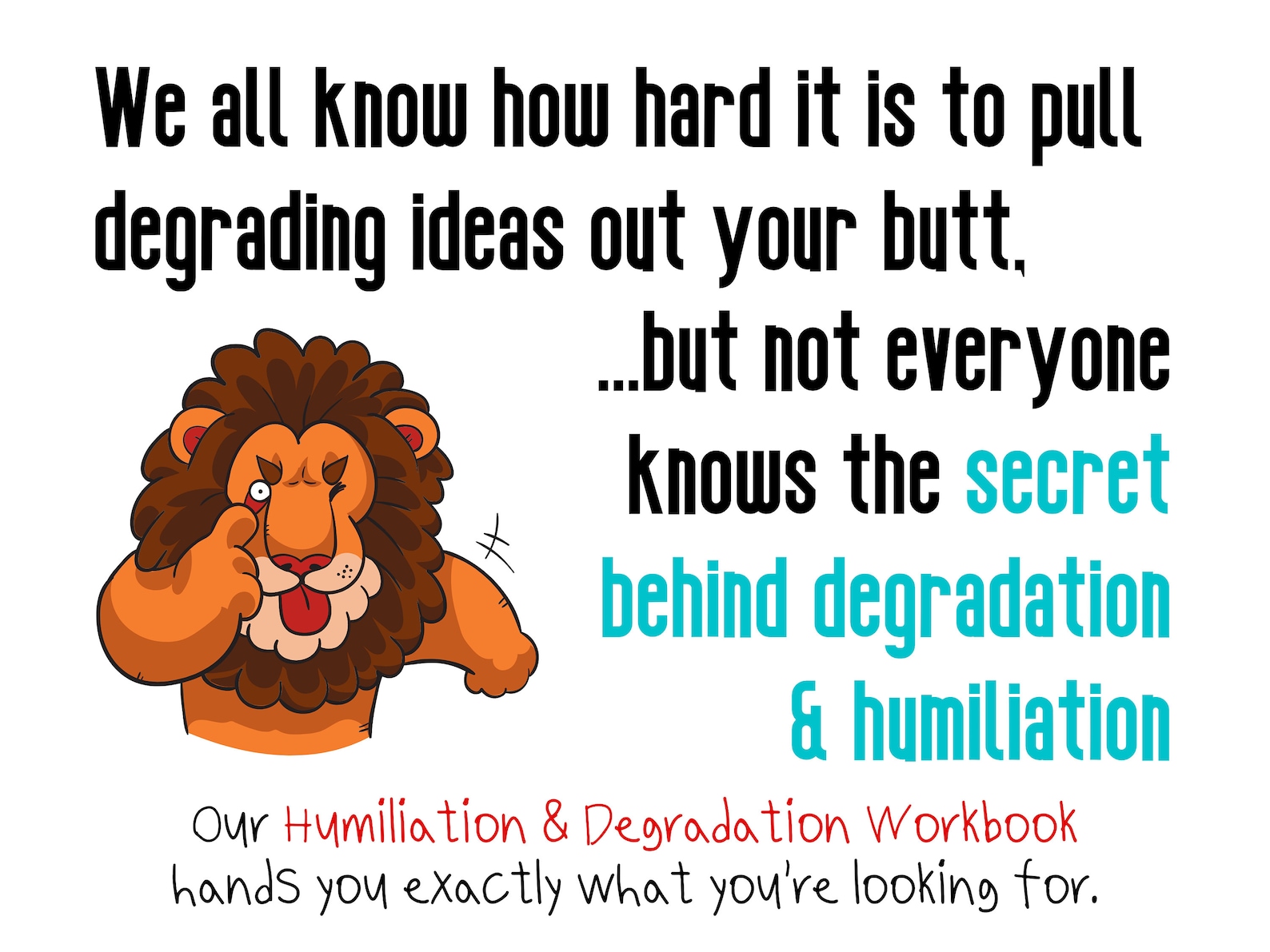 Humiliation Degradation Kink Workbook & Guide, BDSM Degrading Things to ...