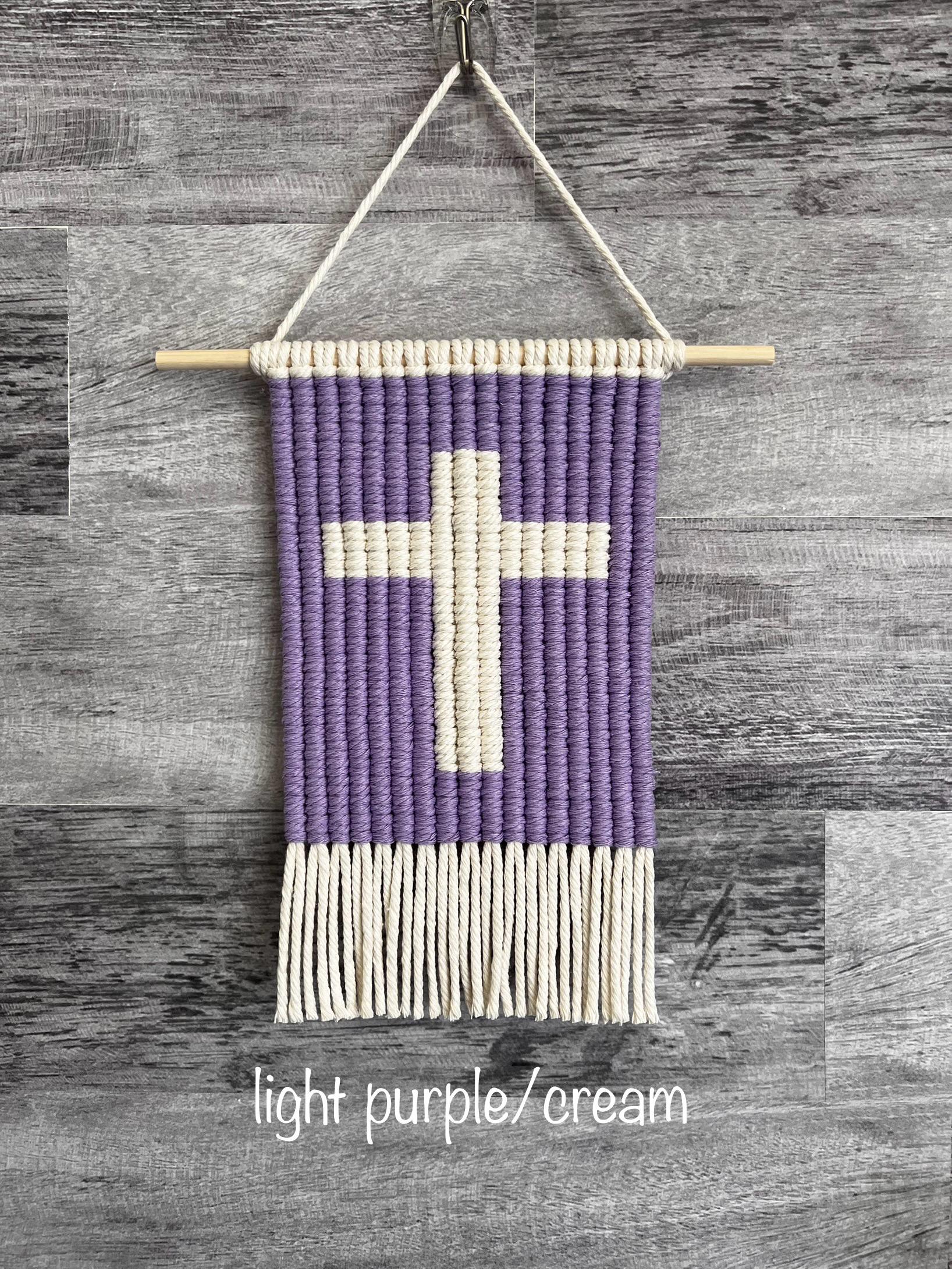 I Believe, Christian Macrame, Jesus, God, Cross Macrame, Gold Cross ...