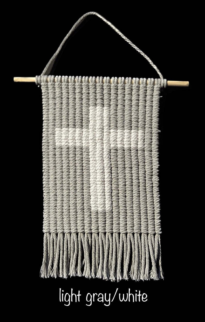 I Believe, Christian Macrame, Jesus, God, Cross Macrame, Gold Cross ...