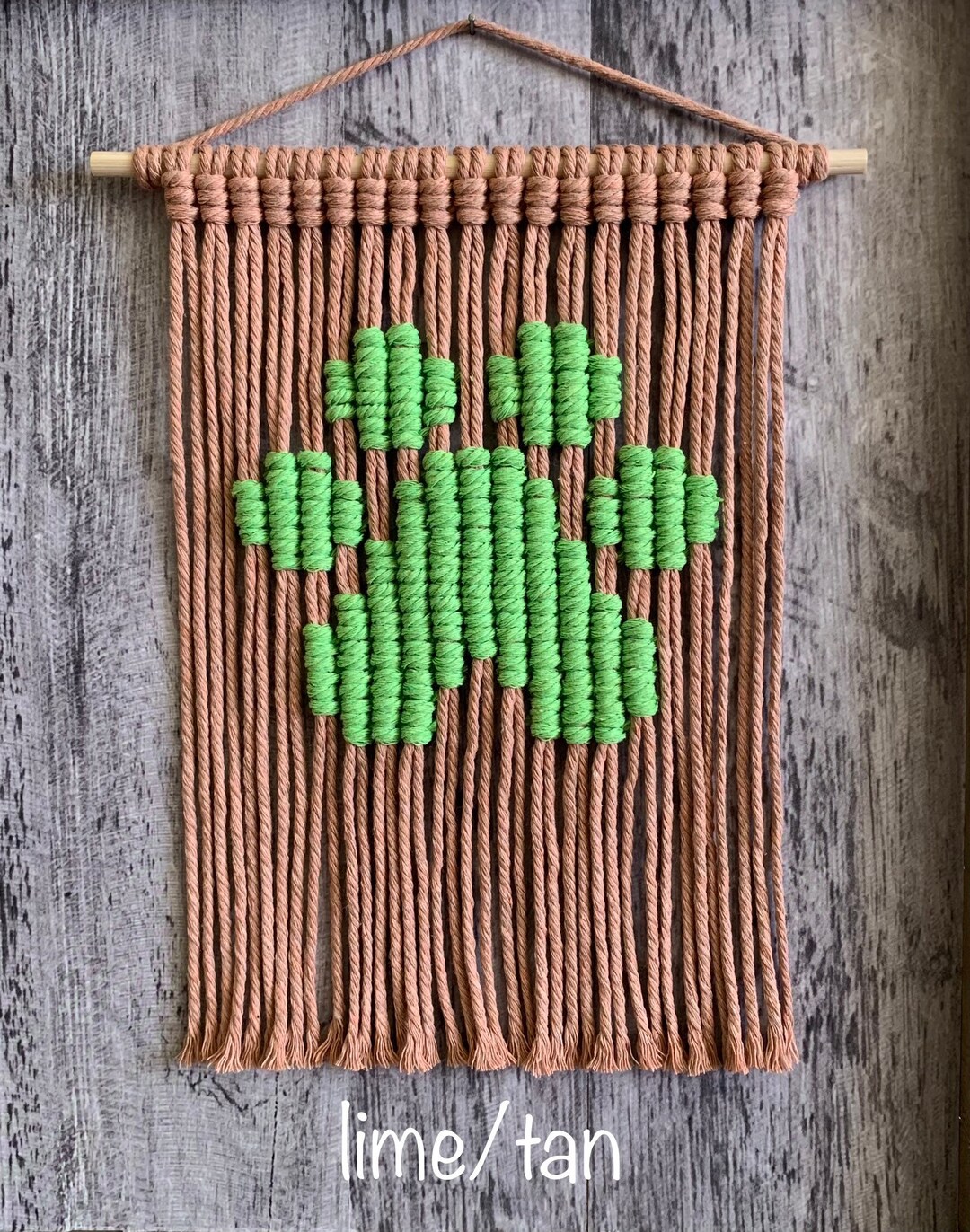 Paw Print Macrame Minimalist - Etsy