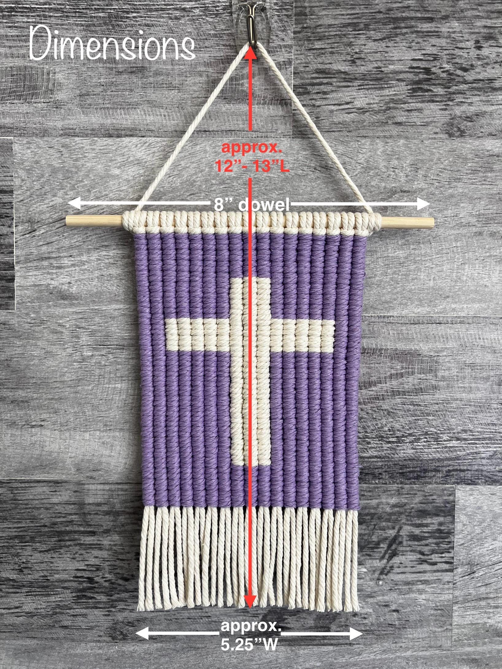 I Believe, Christian Macrame, Jesus, God, Cross Macrame, Gold Cross ...