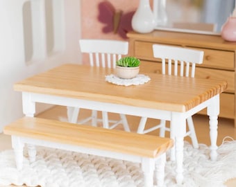 Edin Convertible Bunk Beds | Natural Wood | Macy Mae 1:12 Scale ...