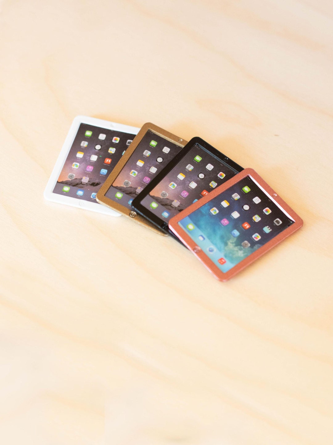 MM Miniature Tablet | White Black Gold or Pink | Toy Living Room ...
