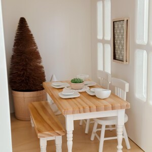 Muted Bottle Brush Trees Pink Ivory Brown Christmas Holiday Macy Mae 1: ...