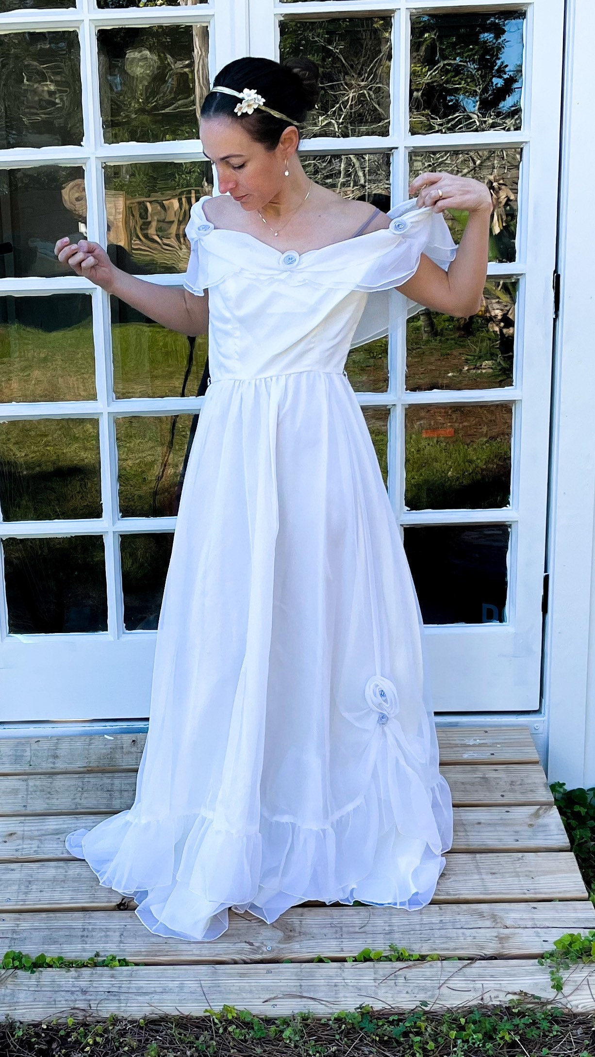 Vintage 1970s Wedding Dress Gunne Style Ethereal Hippie Free - Etsy
