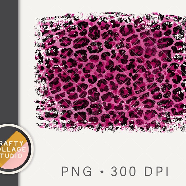 Pink Leopard Print - Etsy
