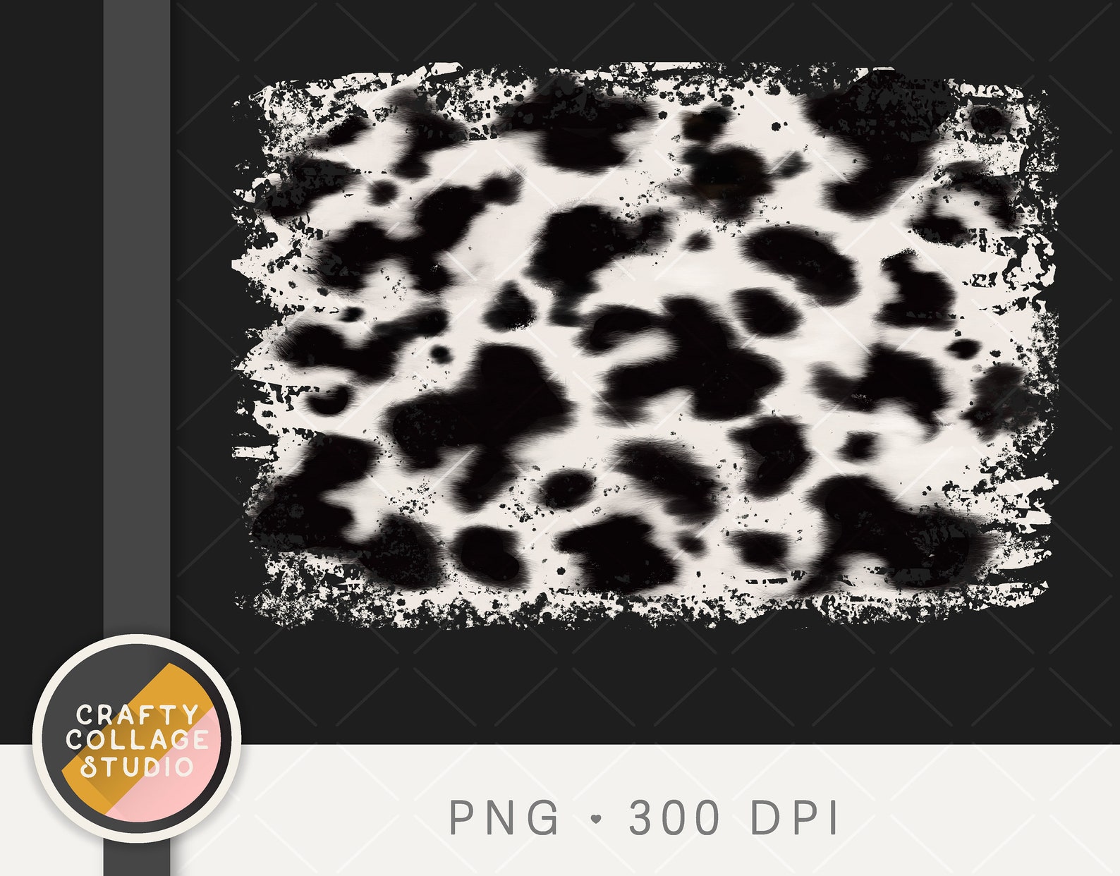 Cowhide PNG Sublimation Design, Commercial Use Digital Download, Cow ...