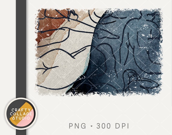 Art PNG Sublimation Design Line Drawings Women Artist | Etsy