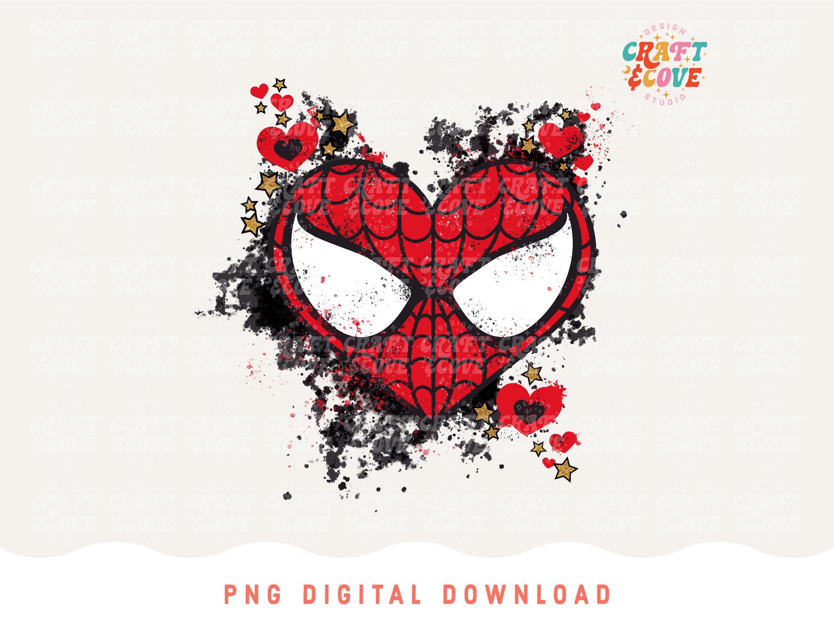 Spider Heart PNG Valentine's Day Sublimation Design, Boy Valentine ...