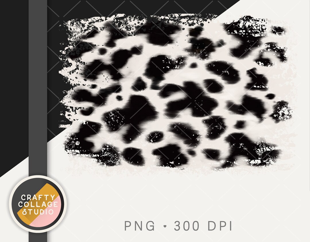 Cowhide PNG Sublimation Design, Commercial Use Digital Download, Cow ...